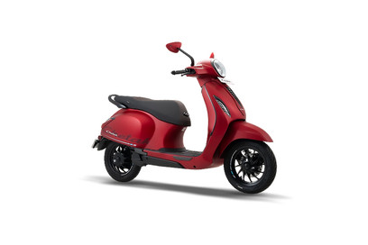 Bajaj Chetak 3501 Matted Red Colour - Chetak 3501 Matted Red Price