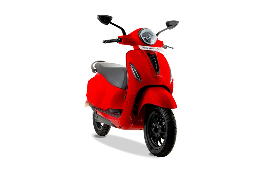 Bajaj Chetak Racing Red Colour - Chetak Racing Red Price
