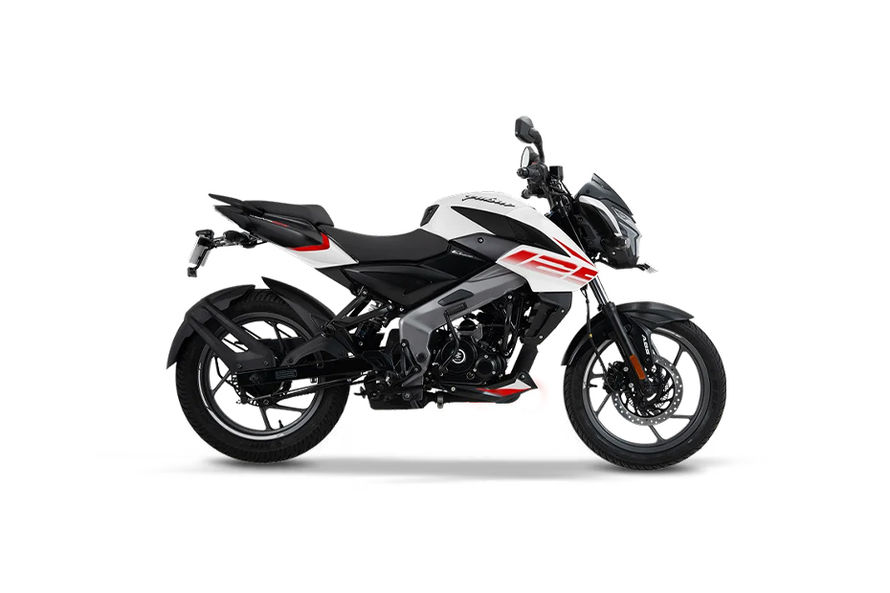 Bajaj Pulsar NS 125 Pearl Mettalic White Colour - Pulsar NS 125 Pearl ...