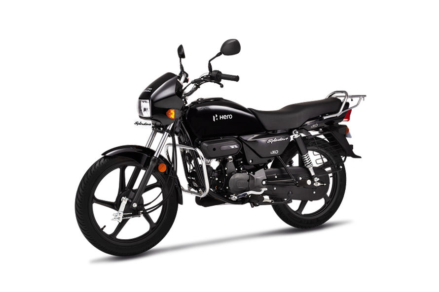 Hero Splendor Plus Black And Accent Colour - Splendor Plus Black And ...