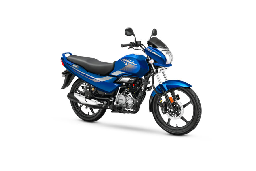 Hero Super Splendor Metallic Nexus Blue Colour - Super Splendor ...