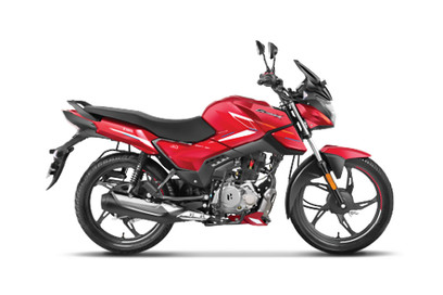 Hero Glamour X 125 Candy Blazing Red Colour - Glamour X 125 Candy ...