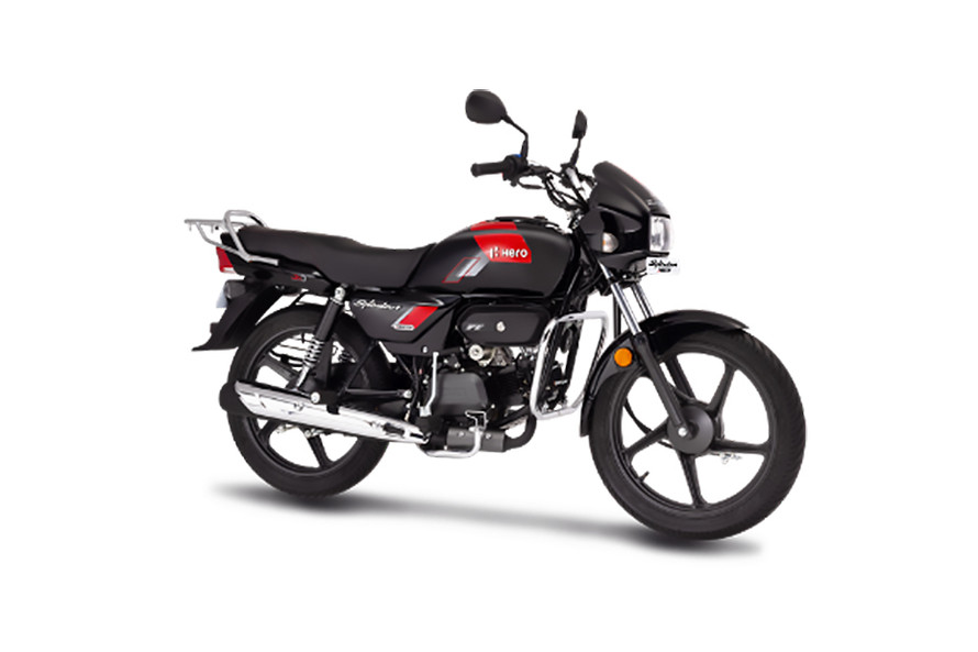 Hero Splendor Plus XTEC Red Black Colour - Splendor Plus XTEC Red Black ...