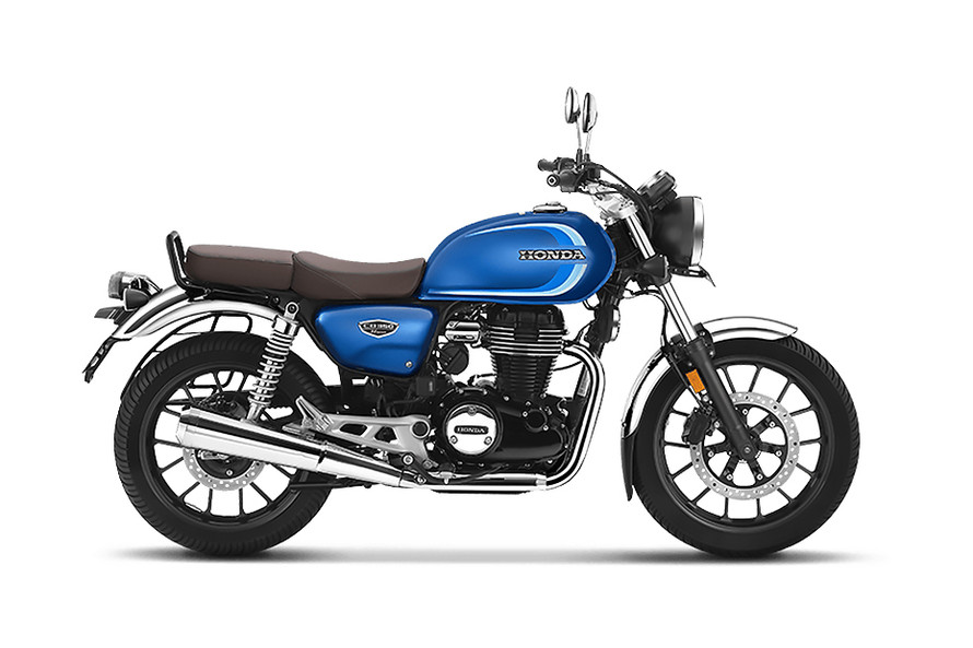 Honda CB350 H'ness Decent Blue Metallic Colour - CB350 H'ness Decent ...