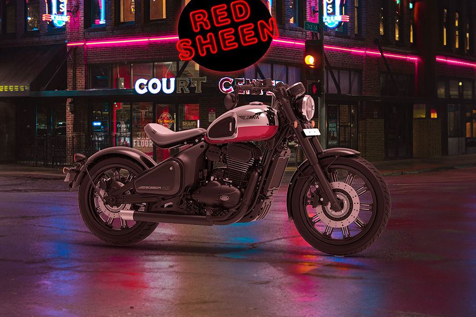 Jawa 42 Bobber Deep Black Matte Red Clad On road Price, Specifications ...