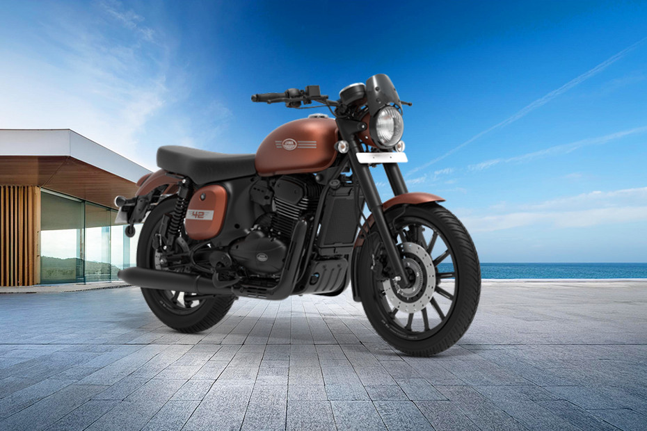 Jawa 42 Celestial Copper Matte Dual Channel Alloy On road Price ...