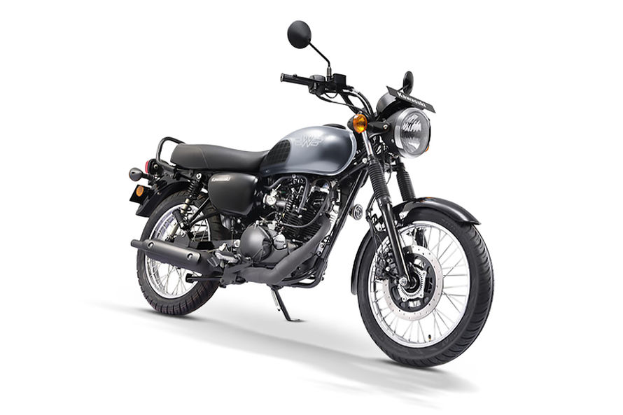 Kawasaki W175 Metallic Moondust Gray Colour - W175 Metallic Moondust ...