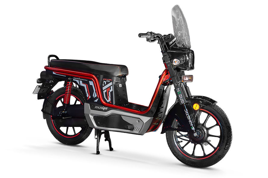 Kinetic Green E Luna Prime Red Colour - E Luna Prime Red Price