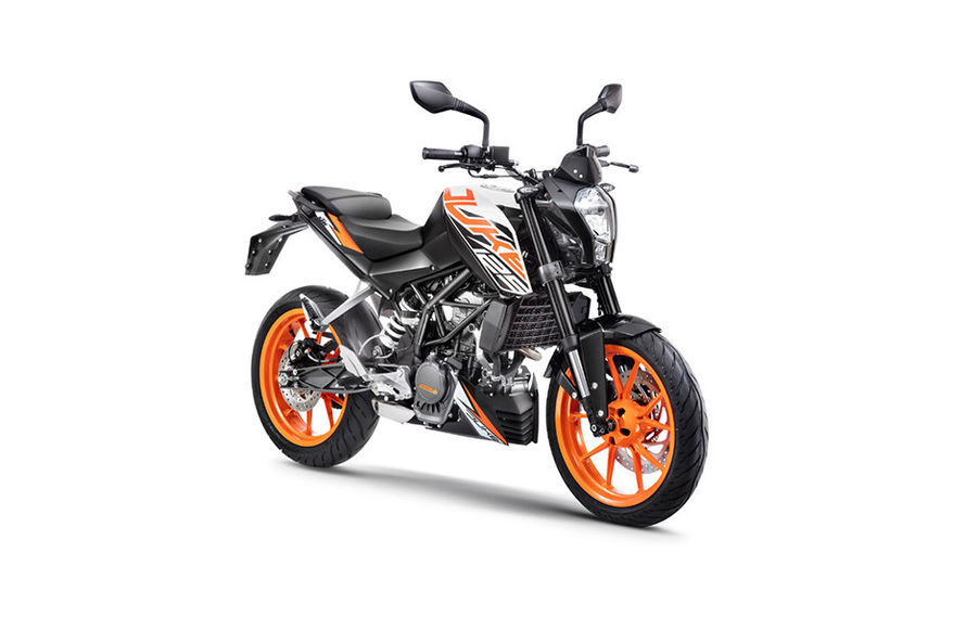 KTM 125 Duke White Colour - 125 Duke White Price