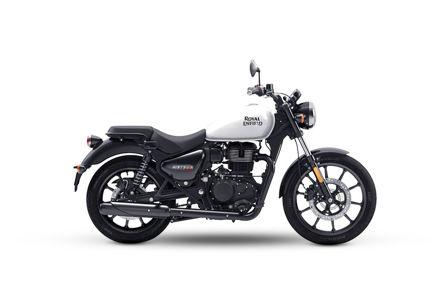 Royal Enfield Meteor 350 (2020-2025) White Custom Colour - Meteor 350 ...