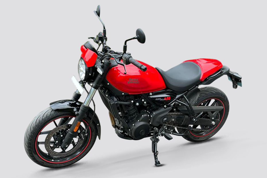 Royal Enfield Guerrilla 450 Apex Red On road Price, Specifications ...