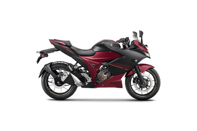 Suzuki Gixxer SF 250 Metallic Mat Black No 2 Metallic Mat Bordeaux Red ...