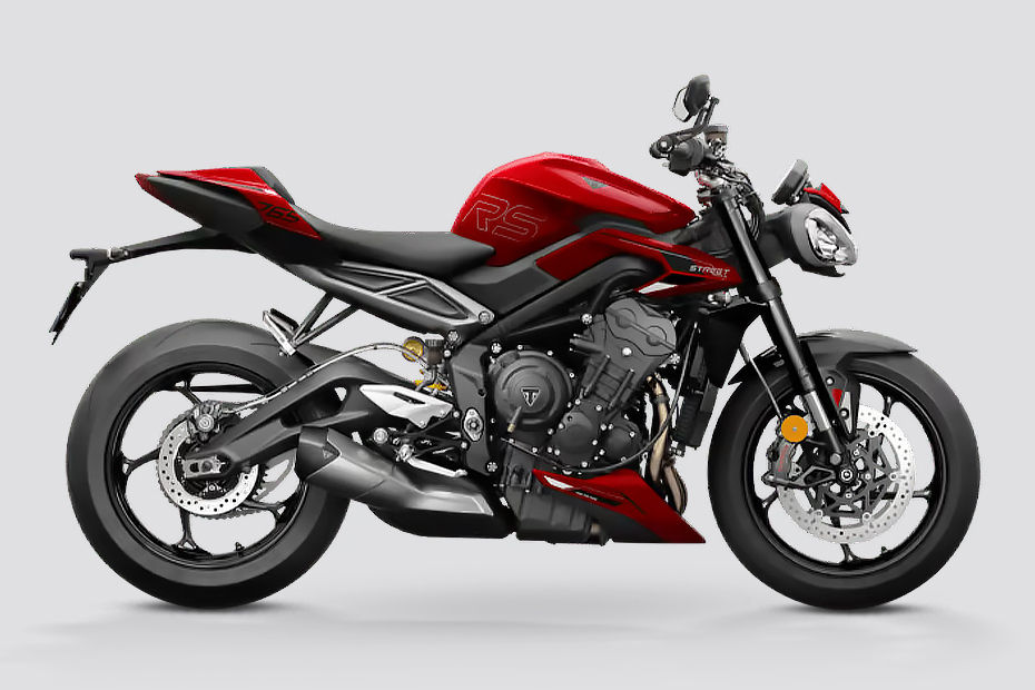 Triumph Street Triple 765 RS Carnival Red and Phantom Black On road ...