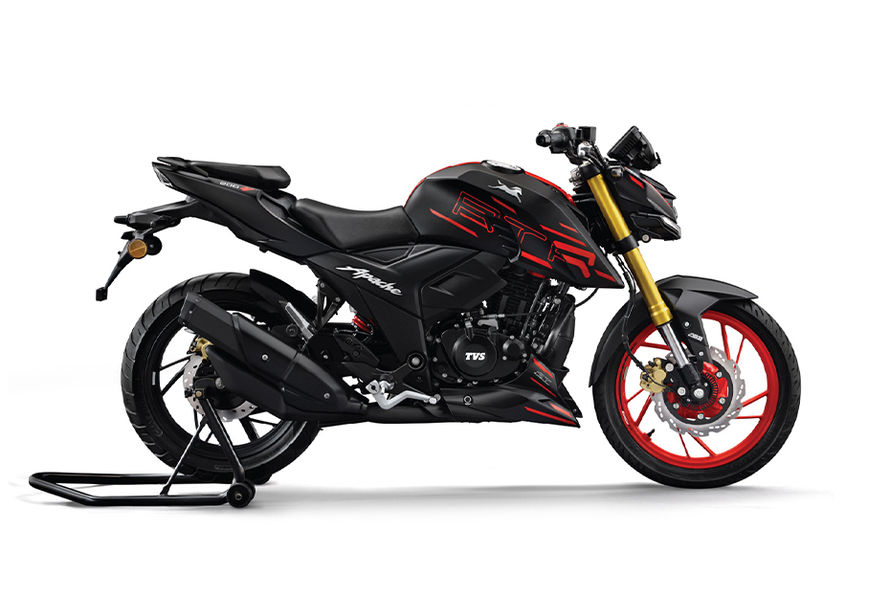 TVS Apache RTR 200 4V Matte Black Colour - Apache RTR 200 4V Matte ...