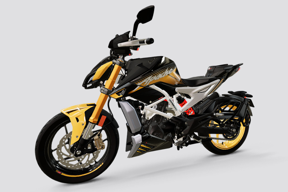 TVS Apache RTR 310 Fury Yellow Base On road Price, Specifications ...