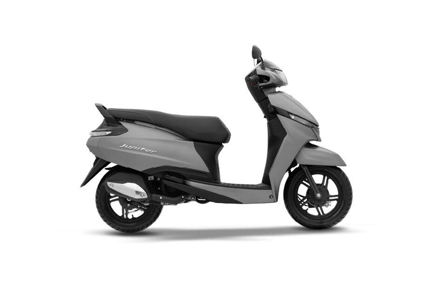 TVS Jupiter Titanium Grey Matte Colour - Jupiter Titanium Grey Matte Price
