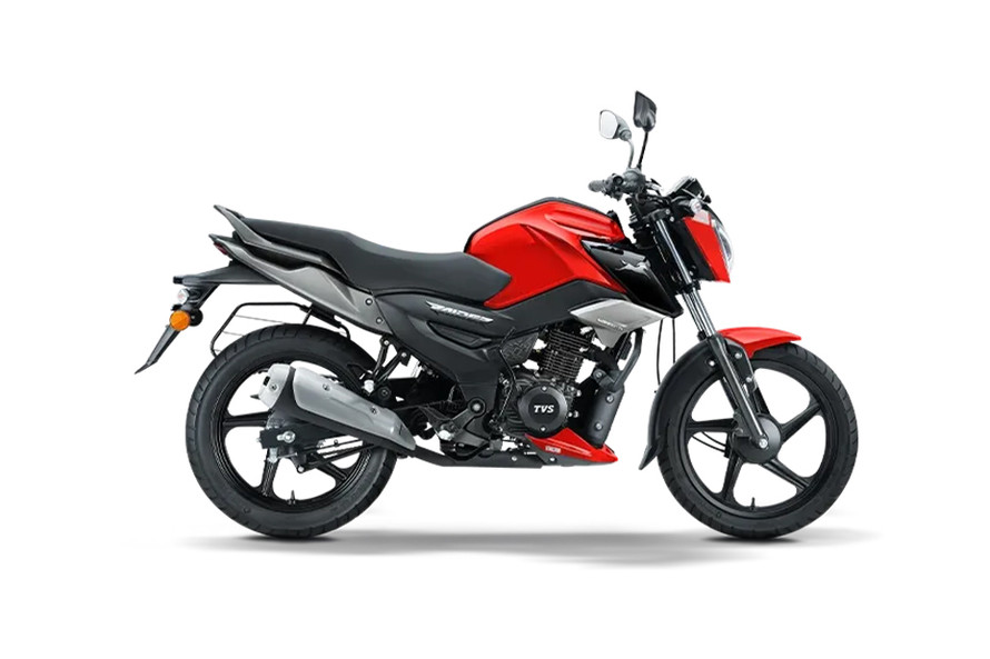 TVS Raider Striking Red Colour - Raider Striking Red Price
