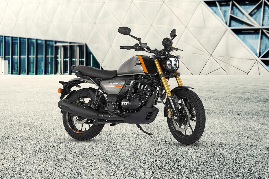 TVS Ronin Mid - Charcoal Ember On road Price, Specifications, Weight, Range