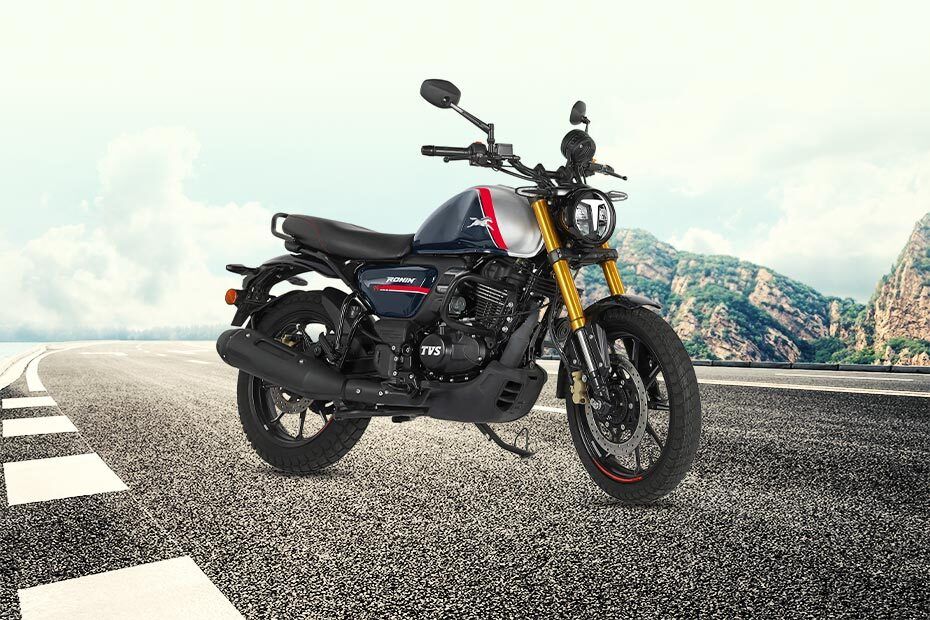 TVS Ronin Mid - Glacier Silver Model Price & Specs