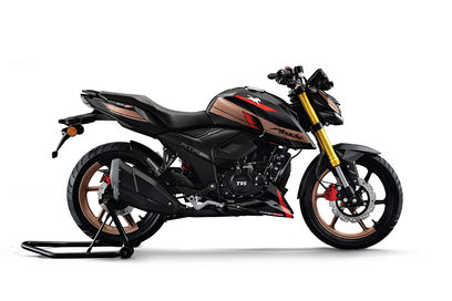 TVS Apache RTR 160 4V Matte Black Colour - Apache RTR 160 4V Matte ...