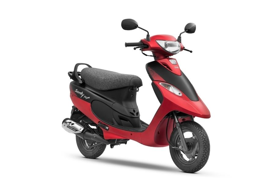 TVS Scooty Pep Plus Red Colour - Scooty Pep Plus Red Price