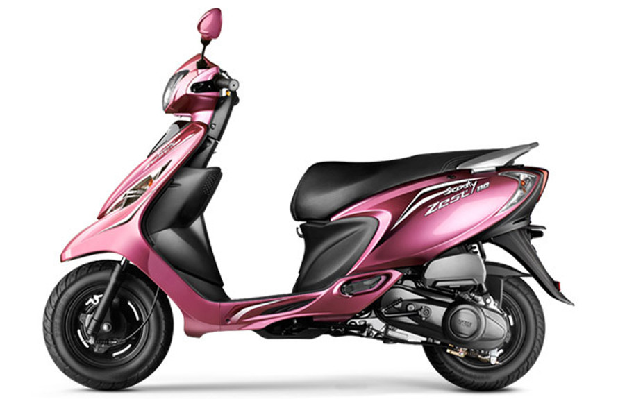 TVS Scooty Pep Plus Powerful Pink Colour - Scooty Pep Plus Powerful ...