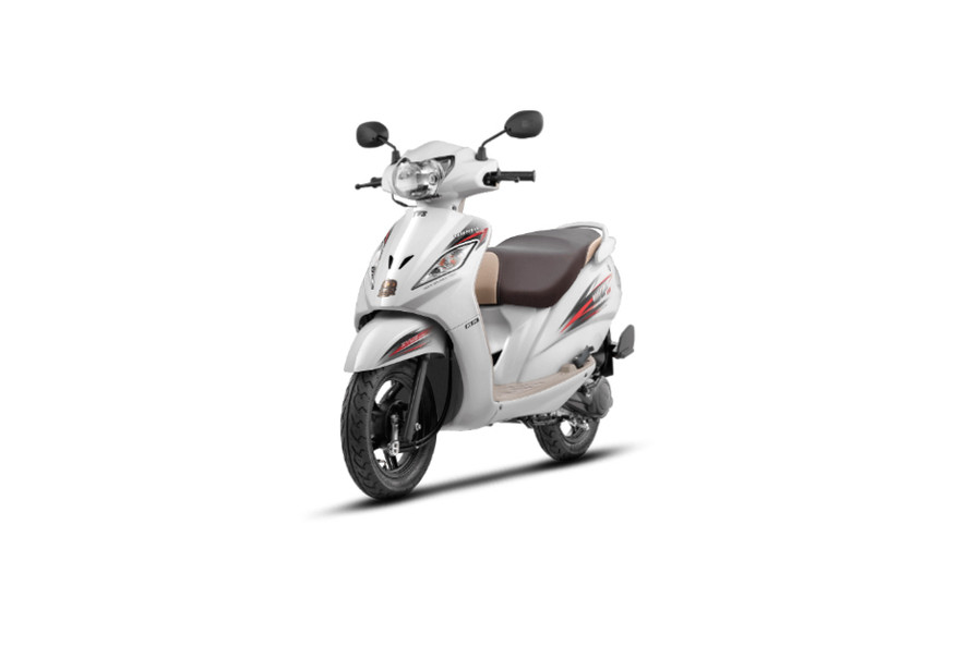 TVS Wego Sporty White Colour - Wego Sporty White Price