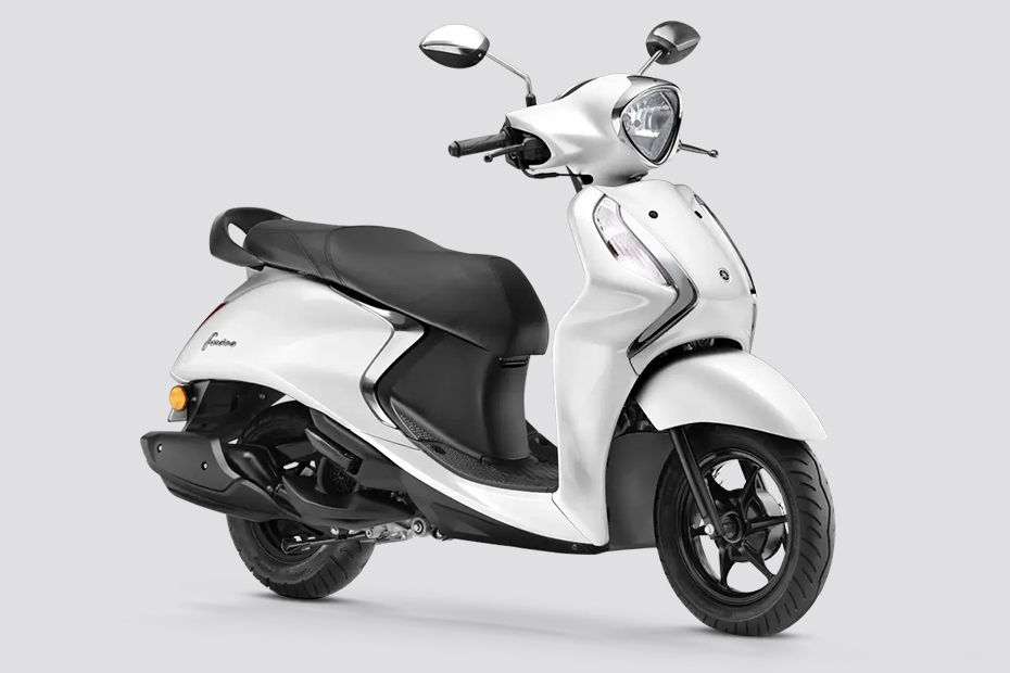 Yamaha Fascino 125 Fi Hybrid (2019-2025) Drum Metallic White On road ...