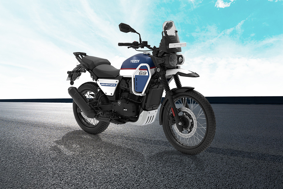Yezdi Adventure Ocean Blue On road Price, Specifications, Weight, Range