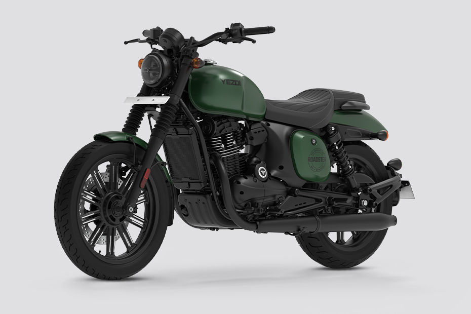 Yezdi Roadster Savage Green On road Price, Specifications, Weight, Range