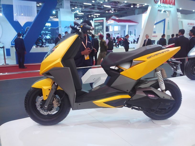 TVS introduced concept two-wheeler at 2014 Auto Expo | BikeDekho
