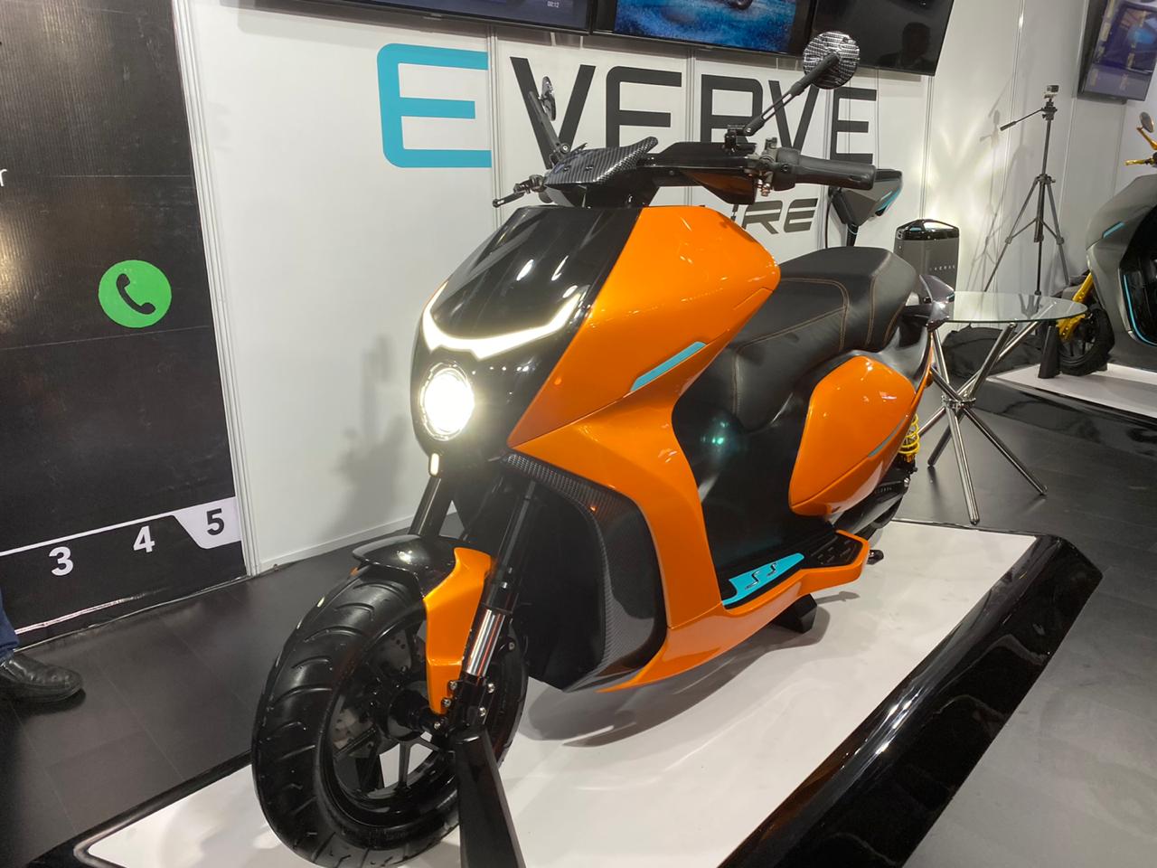 Everve EF1 Electric Scooter Unveiled At Auto Expo 2020 | BikeDekho