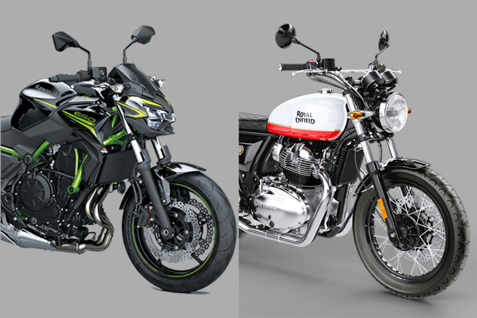 Kawasaki Z650 BS6 vs Royal Enfield Interceptor 650 BS6: Specification ...