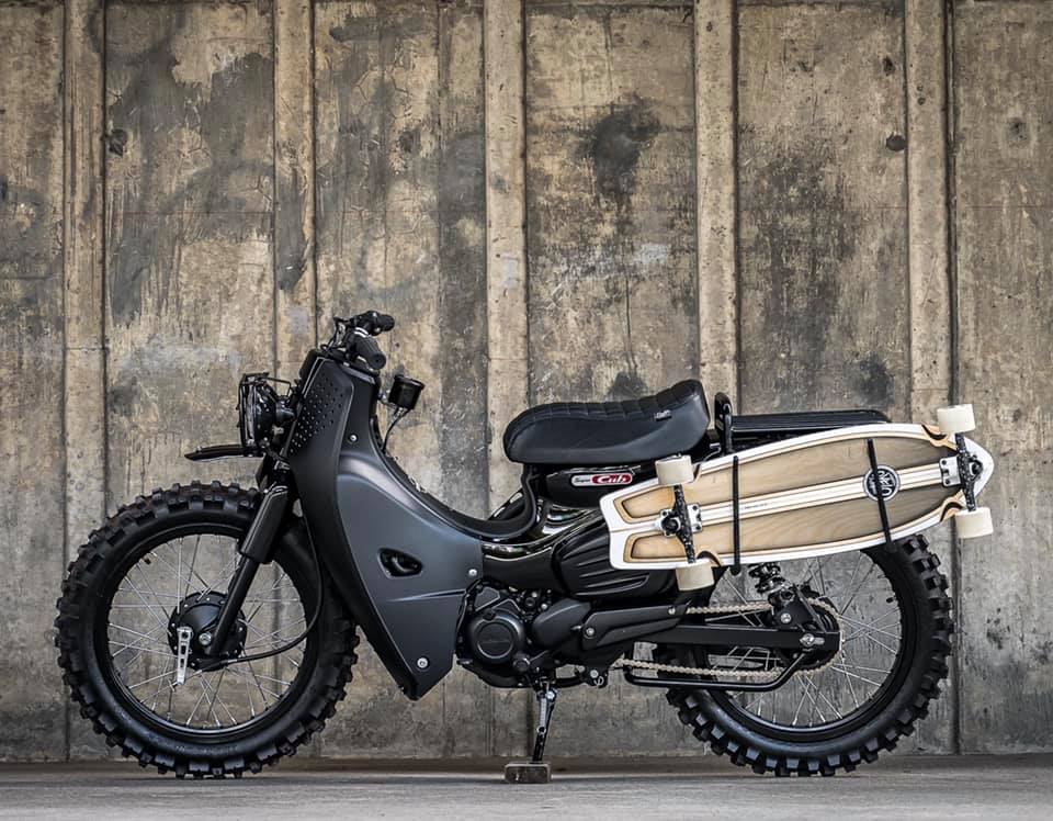 Check Out This Honda Super Cub Transformed Into A Scrambler | BikeDekho