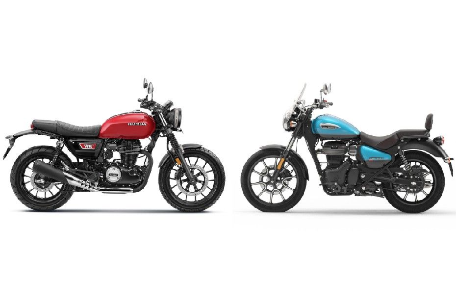 Honda CB350RS vs Royal Enfield Meteor 350: Photo Comparison | BikeDekho