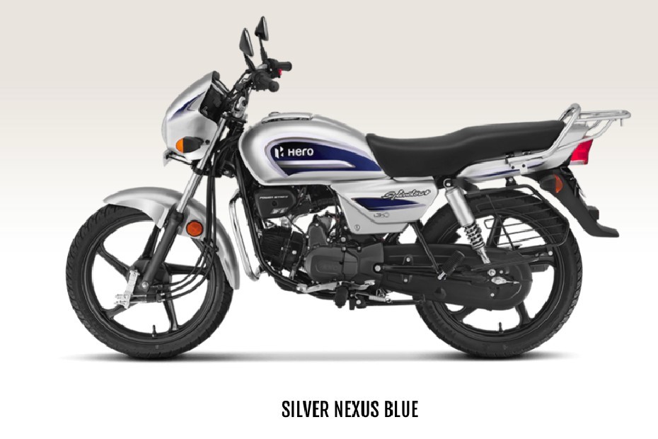 BREAKING: Hero Splendor Plus With Silver Nexus Blue Colour Launched ...