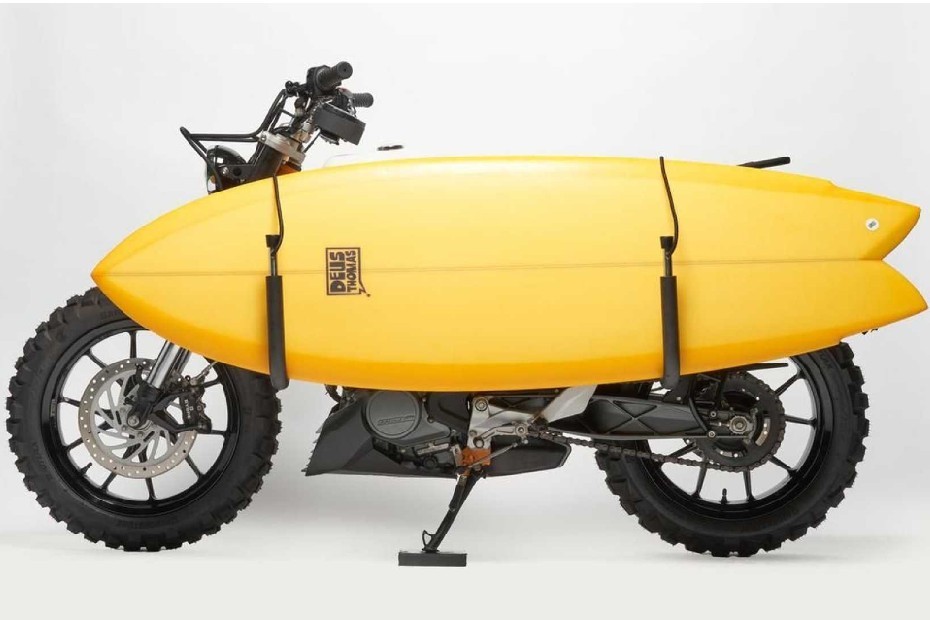 This Modified KTM 200 Duke Scrambler Can Even Carry Your Surfing Board ...
