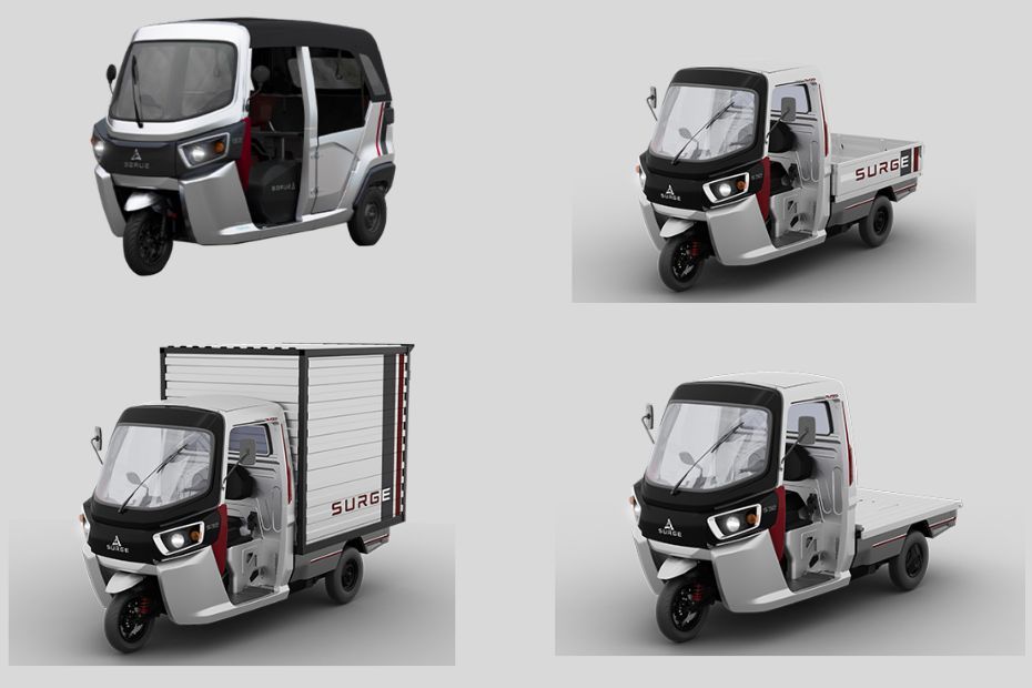 Hero Surge S32 Electric Scooter And Three Wheeler Hybrid Unveiled ...