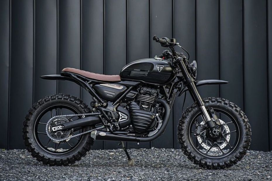 Triumph Speed 400 Custom Tracker Build Unveiled By K-Speed, Called ...
