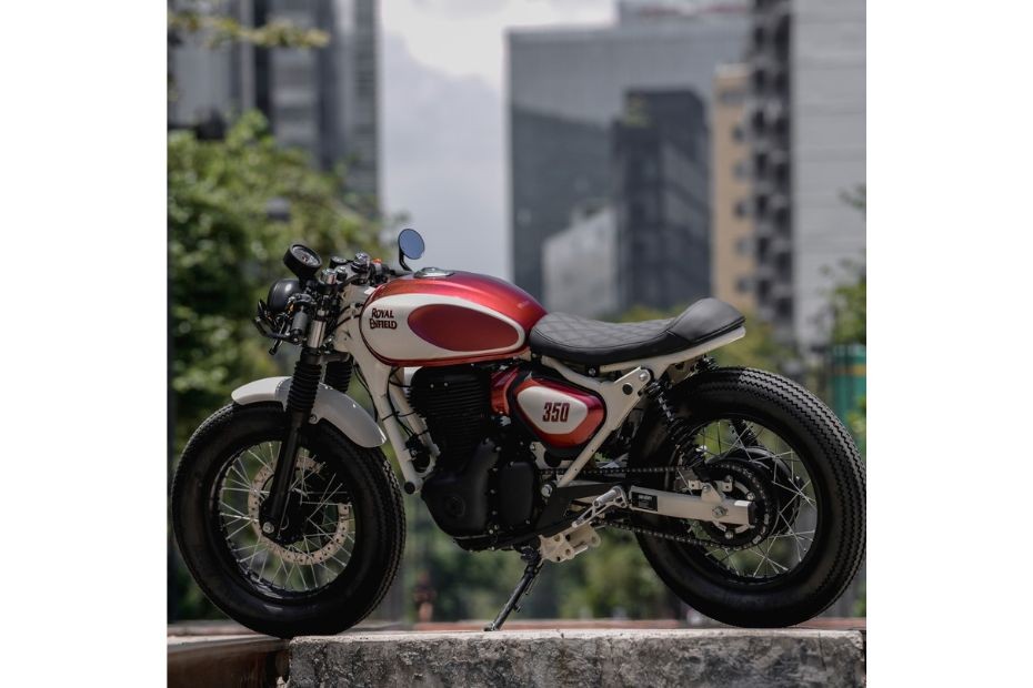 Royal Enfield Hunter 350 Modified Into A Cafe Racer | BikeDekho