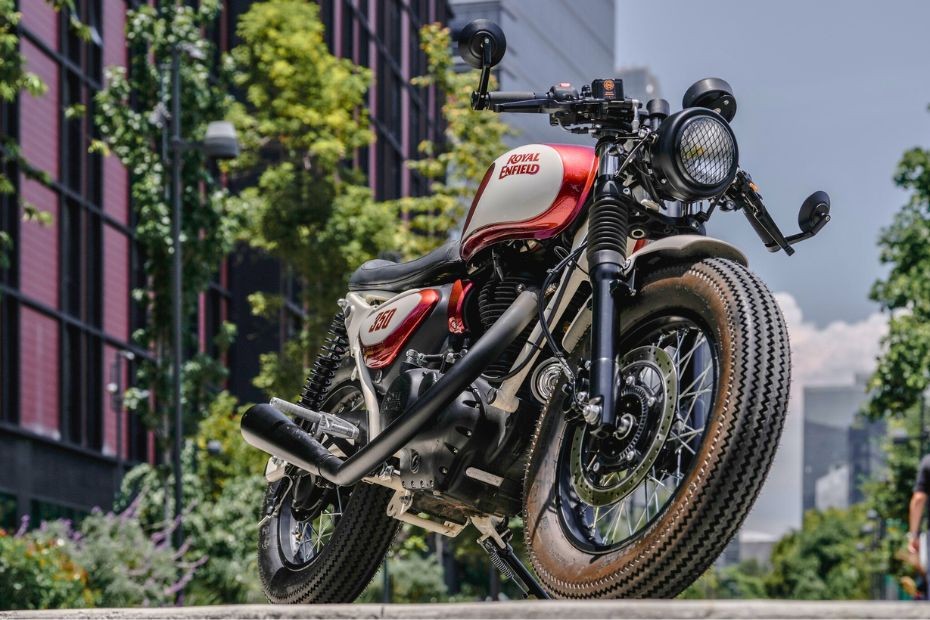Royal Enfield Hunter 350 Modified Into A Cafe Racer | BikeDekho