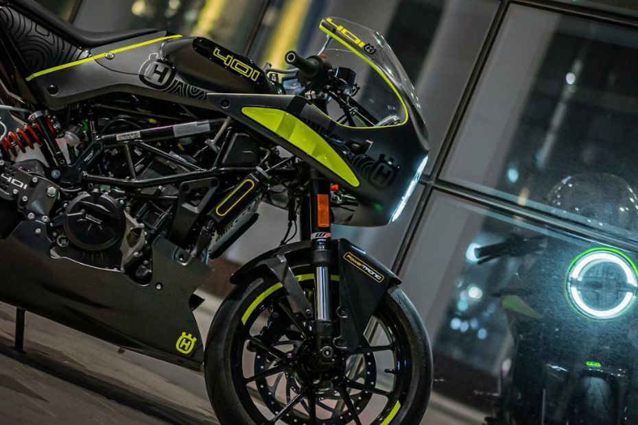 This Modified Husqvarna Svartpilen 401 Cafe Racer Looks AWESOME ...