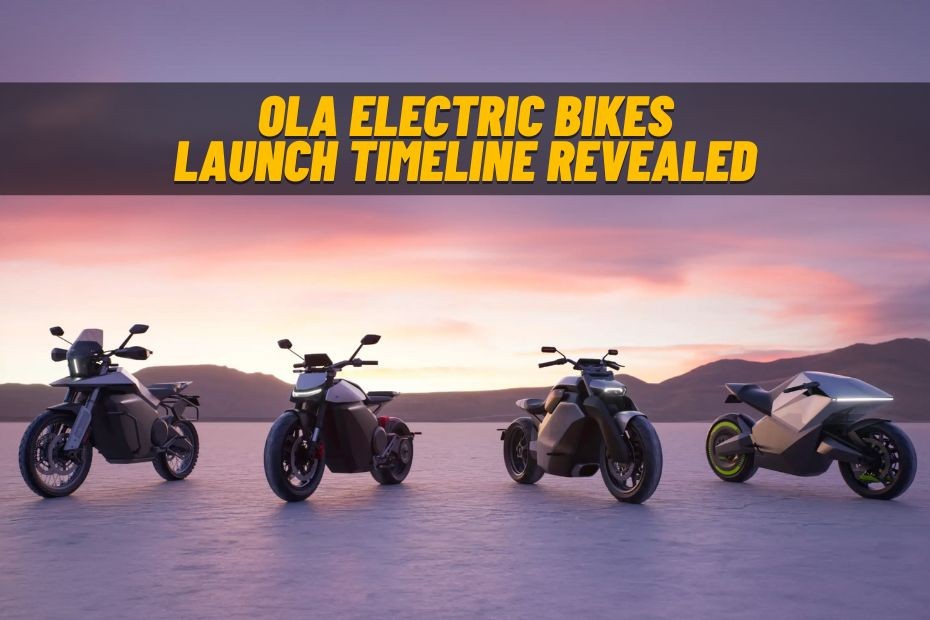 Ola Roadster, Diamondhead, Adventure And Cruiser Electric Bikes Launch And Delivery Likely In ...