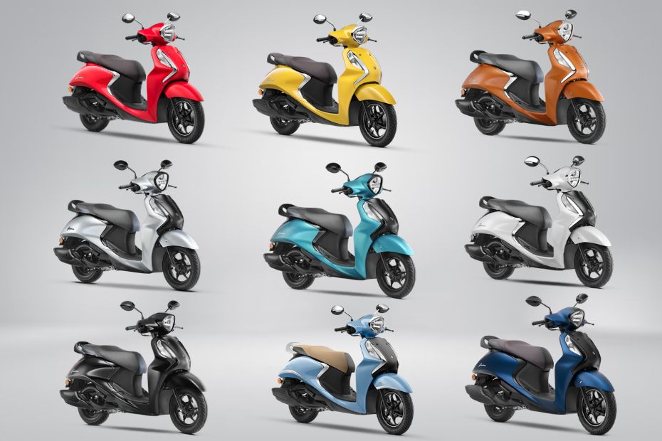 Yamaha Fascino 125 Fi Hybrid Colours Explained | BikeDekho
