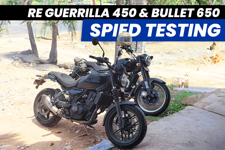 Royal Enfield Guerrilla 450 And Bullet 650 Spied Testing Together: New ...