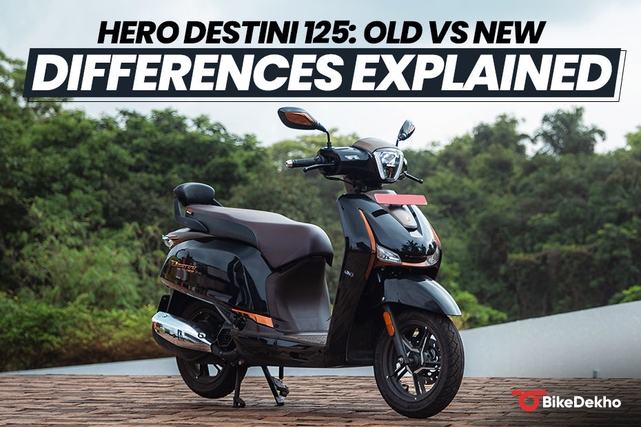 Hero Destini 125 Old vs New: 2024 Hero Destini 125 Differences ...