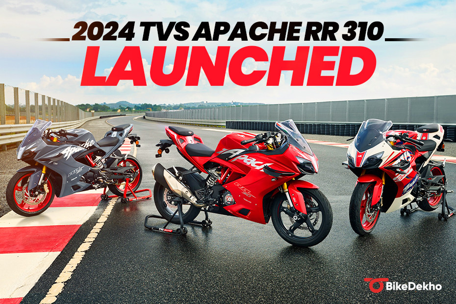 BREAKING: 2024 TVS Apache RR 310 Launched In India, KTM RC 390 Rival | BikeDekho