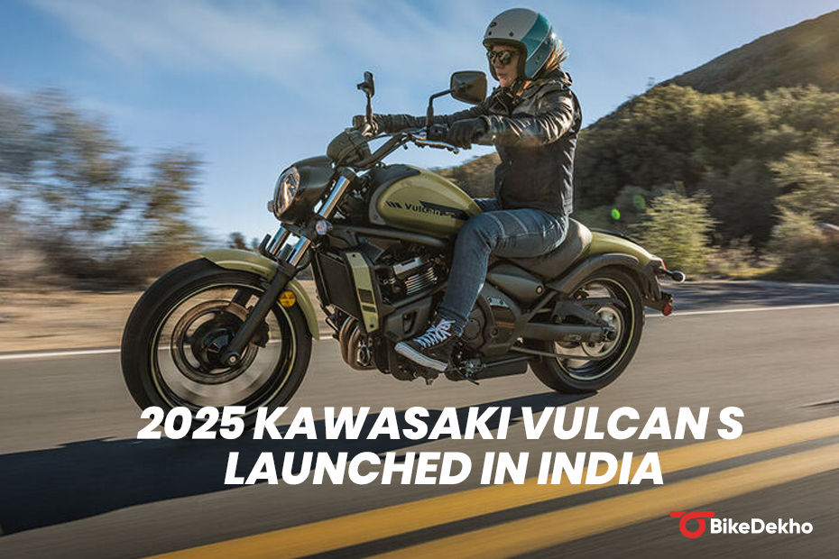 2025 Kawasaki Vulcan S launched in India; Gets a new Pearl Matte Sage ...