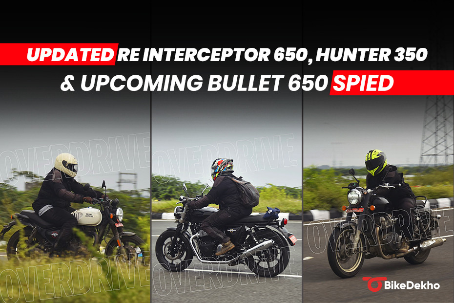 Updated Royal Enfield Interceptor 650, Royal Enfield Hunter 350, and ...