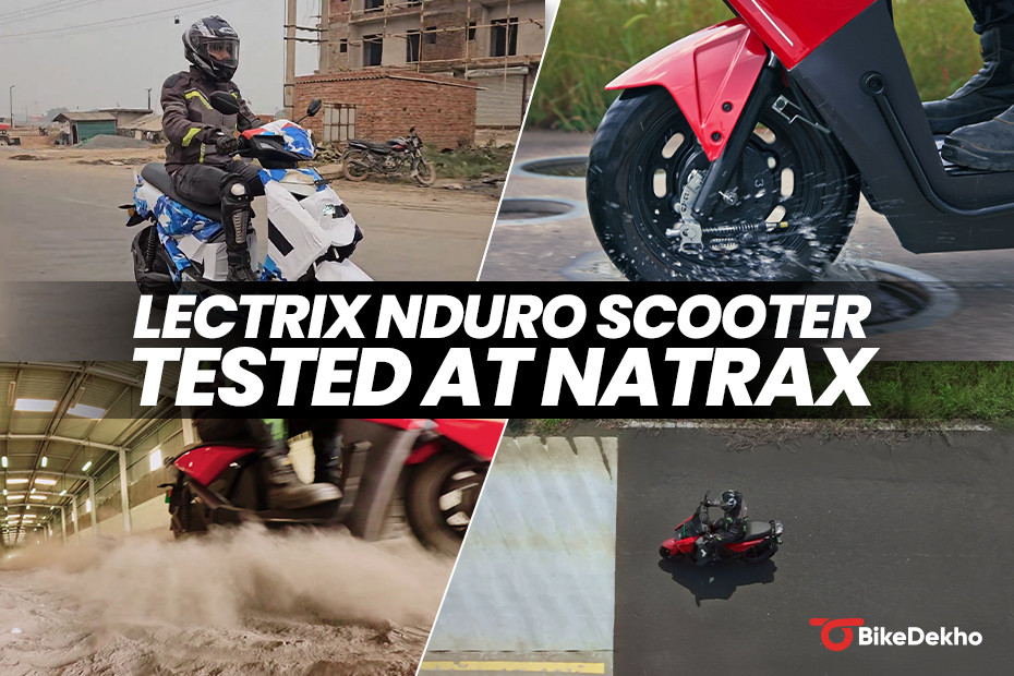 Lectrix NDuro Electric Scooter Tested at NATRAX facility | BikeDekho